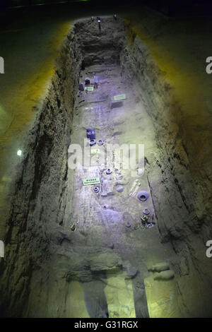 The Han Yang Ling mausoleum (or the Yang Ling Mausoleum of Han), the ...