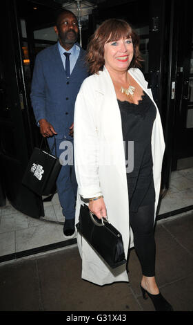 Sir Lenny Henry and Lisa Makin attending the South Bank Sky Arts Awards ...