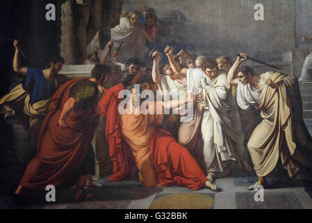 Death of Julius Caesar, Morte di Giulio Cesare, assassination of Stock ...