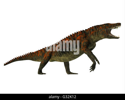 Uberabasuchus was an archosaur carnivorous crocodile that lived in the ...
