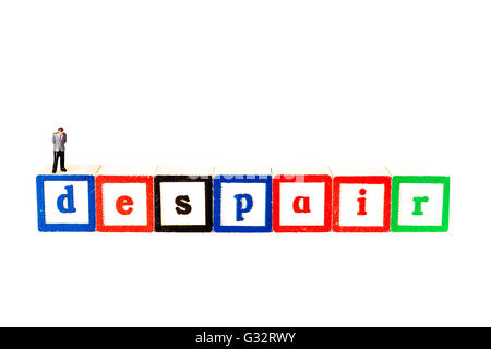 Despair the complete loss or absence of hope hopelessness desperation ...