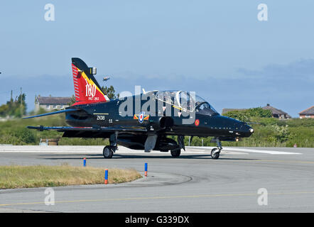 RAF Hawk Jet Trainer Aircraft Stock Photo - Alamy