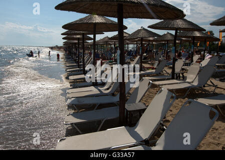 Potamos beach,Epanomi, Greece Stock Photo - Alamy