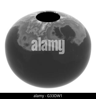 Empty ceramic bowl. 3d illustration isolated on white background Stock ...