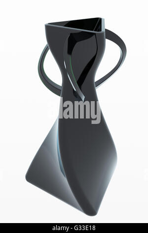 3d illustration of decor vase isolated on black background Stock Photo ...