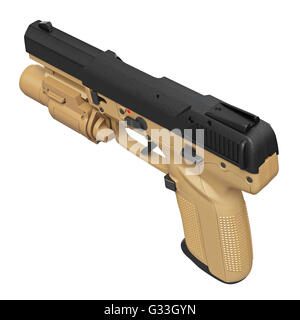 Gun military, police, top view Stock Photo - Alamy