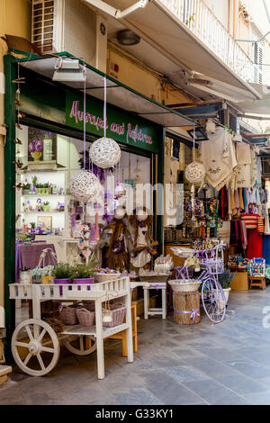 Colourful Shops In Corfu Old Town, Corfu, Greece Stock Photo - Alamy