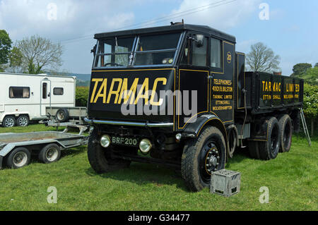 Sentinel S6 steam wagon tipper truck owned by Tarmac limited from 1929 ...
