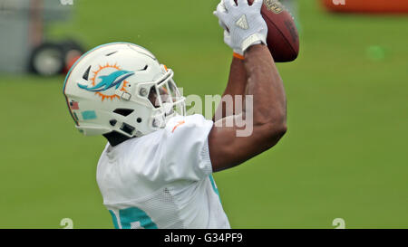 Miami Dolphins wide receiver Leonte Carroo (88) does drills Thursday ...