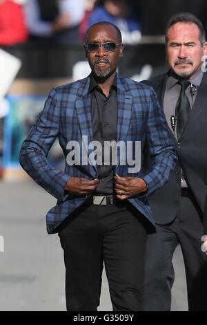 Don Cheadle seen at the ABC studios for Jimmy Kimmel Live! Featuring ...