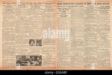 1916 Daily Sketch Inquiry into Irish Easter Rising Stock Photo - Alamy