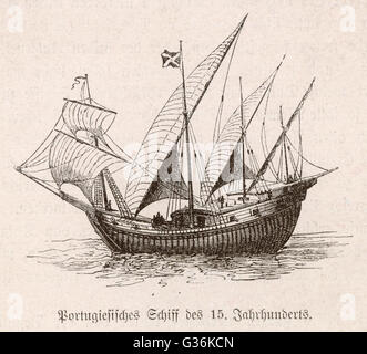 A 15th century Caravel Stock Photo: 51260411 - Alamy