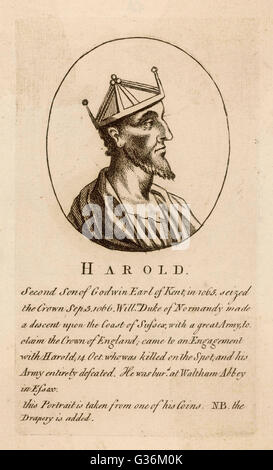 King Harold II (1066-1066) pewter sculpture by Royal Hampshire Art ...