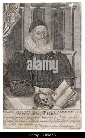 Portrait of James Ussher (1581-1656) the Church of Ireland Archbishop ...