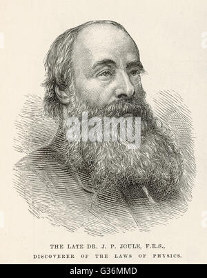 James Prescott Joule (1818-1889) English physicist. Mechanical ...