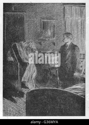 The Invisible Man. Griffin and Dr Kemp have a discussion Stock Photo ...