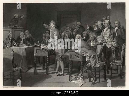 Stamp Act Opposition, 1765 Stock Photo - Alamy