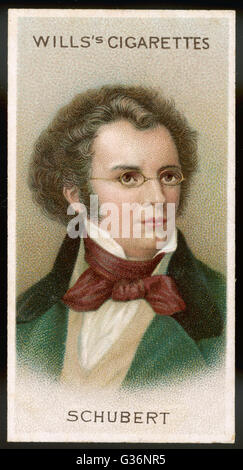 Franz Schubert, Austrian composer and musician Stock Photo - Alamy