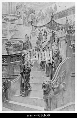 Marriage of Alexander the Great, King of Macedonia, with Roxana of ...