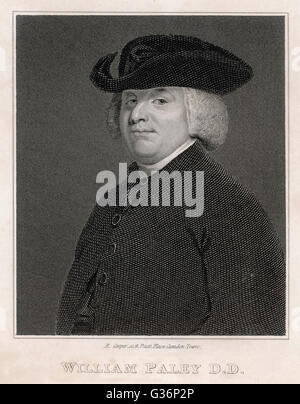 William Paley, British clergyman, Christian apologist, philosopher and ...