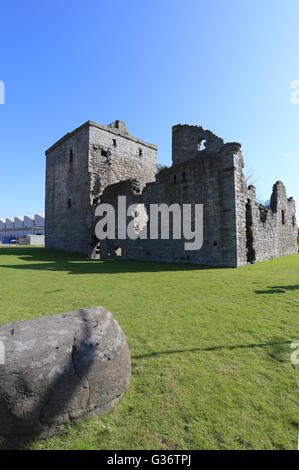 Ruins of Rosyth castle Fife Scotland June 2016 Stock Photo - Alamy
