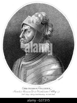 SIR GEORGE VILLIERS father of George Villiers, duke of Buckingham Date ...
