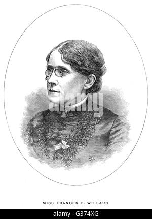 Frances Willard (1839-1898), American founder of the World Woman’s ...