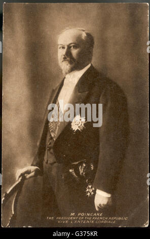 President Raymond Poincare (1860-1934) President of France and Prince ...