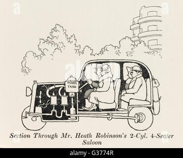 Car cross section - W H Robinson Stock Photo - Alamy