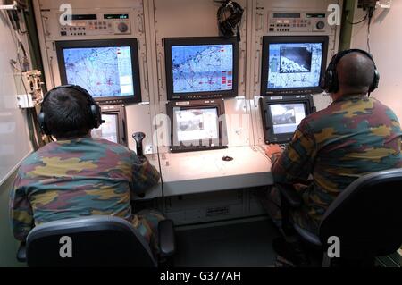 Belgian army, unmanned reconnaissance aircraft operated by remote ...