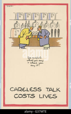 Careless Talk Costs Lives - British World War 2 Public Information ...