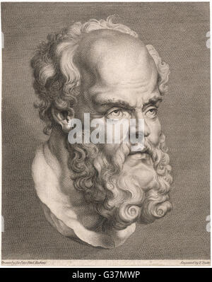 Socrates c(470-399 BC) Greek Athenian philosopher. Found guilty of ...
