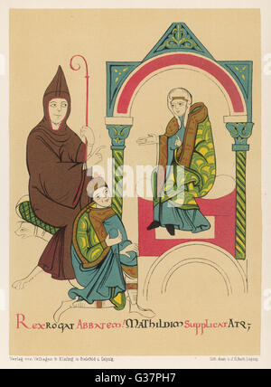 Holy Roman Emperor Heinrich IV - penance at Canossa Stock Photo - Alamy