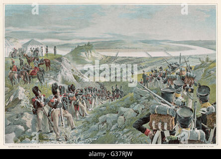 events, French invasion of Russia in 1812, Cossacks hide while Stock ...