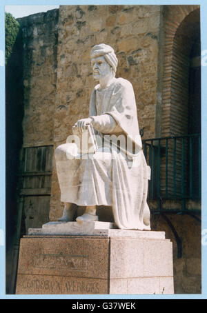 Averroes (1126-1198). Ibn Rushd. Medieval Andalusian Muslim polymath ...