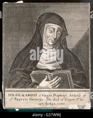 Hildegard of Bingen (1098-1179) German abbess and mystic. Her vision of ...