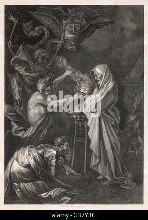 Saul and the Witch of Endor' 'Bible' I Samuel 28. Saul tries to ...