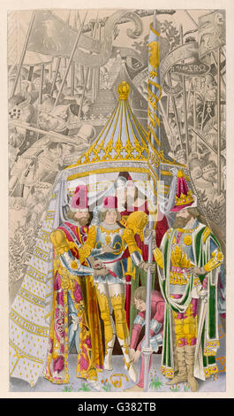 Knighthood knighting ceremony Stock Photo - Alamy