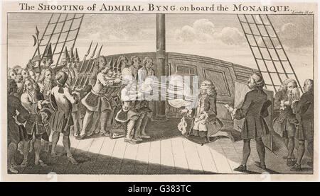 John Byng execution Stock Photo: 50292806 - Alamy