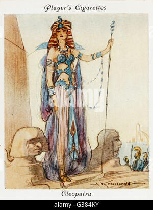 CLEOPATRA VII (69-30 B.C.). /nLast Macedonian queen of Egypt. Cleopatra ...