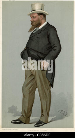 Lionel Walter Rothschild (1868-1937), 2nd Baron Rothschild, rides in ...