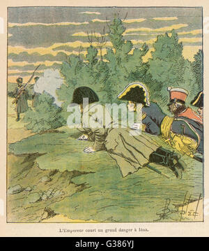 Napoleon at the Battle of Jena 14 October 1806. Decisive French victory ...