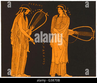 Alcaeus And Sappho Stock Photo: 3176506 - Alamy