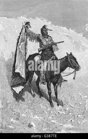 FRIENDLY US INDIAN SCOUT Stock Photo - Alamy