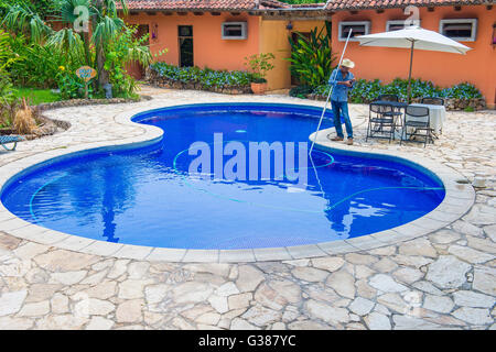 A swimming pool in Suchitoto El Salvador Stock Photo - Alamy