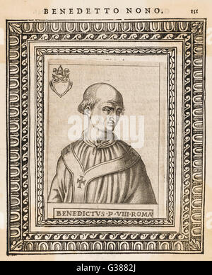 POPE BENEDICTUS IX (1 Stock Photo - Alamy