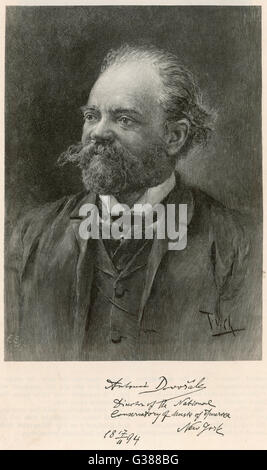 Antonin Leopold Dvorak (1841-1904). Czech composer. Portrait Stock ...