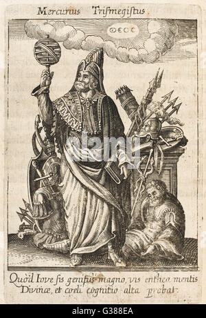 HERMES TRISMEGISTUS (= thrice- greatest), perceived by Neoplatonists as ...