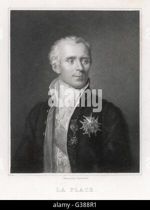 PIERRE-SIMON LAPLACE (1749-1827) French mathematician Stock Photo - Alamy