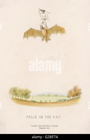Play - Felix on the Bat Stock Photo - Alamy